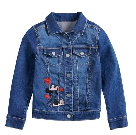 Jackets & Coats | Kohls Minnie Mouse Jean Jacket | Poshmark